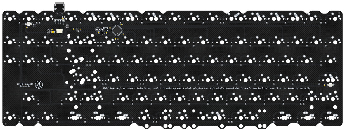 Waffling80 TKL PCB – 4pplet